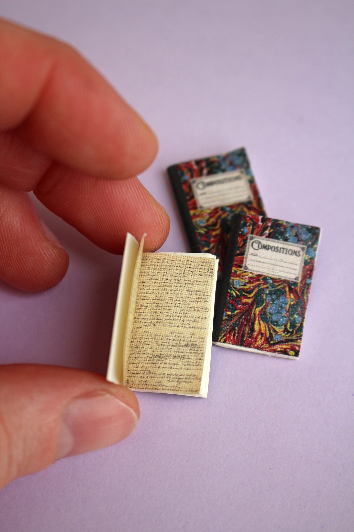 Miniature Vintage Composition Notebooks - Etsy