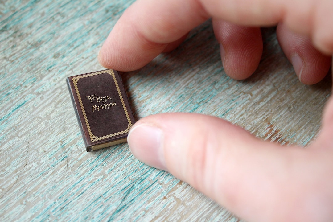 Miniature Book of Mormon – 1:12 Scale Religious Dollhouse Prop ...