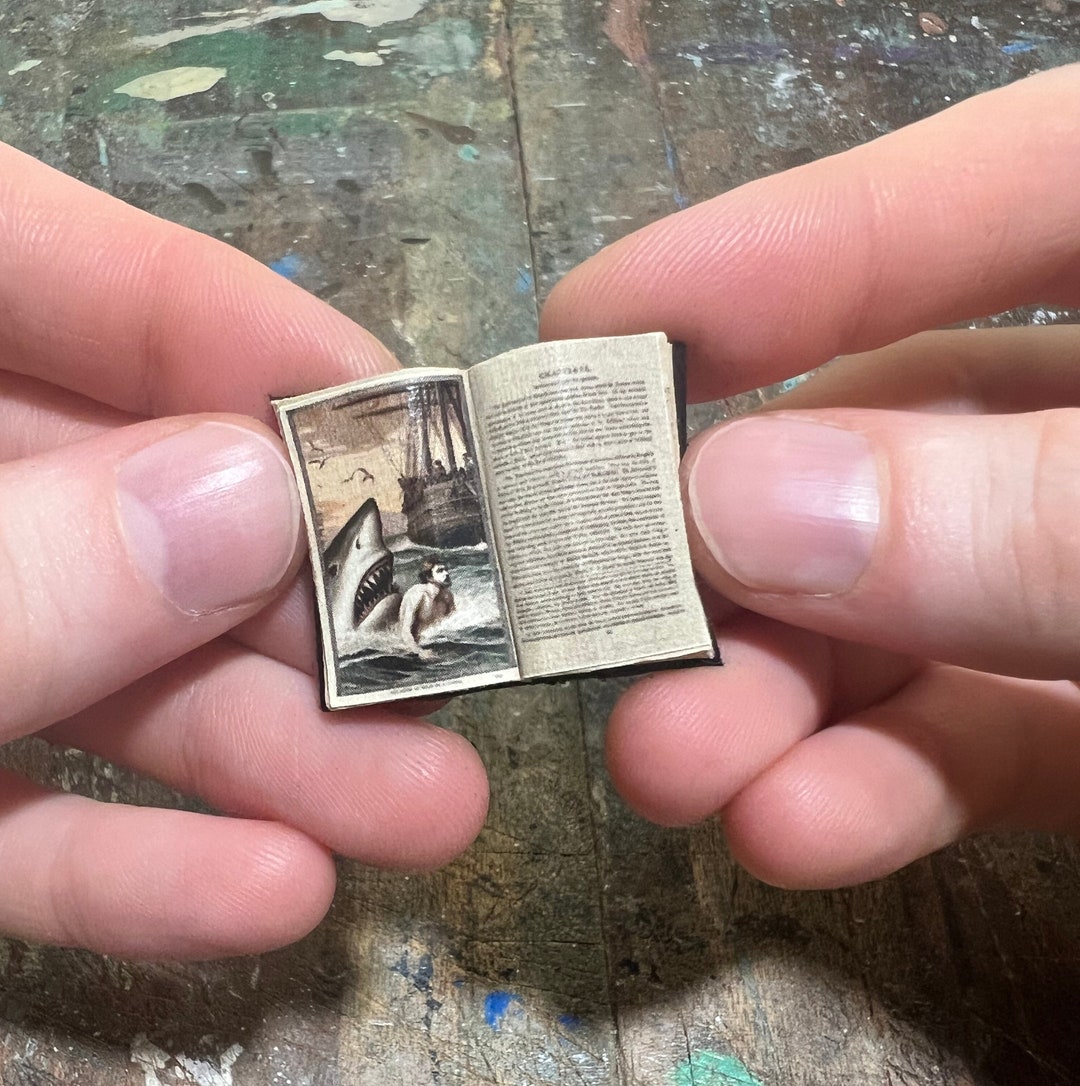 Handmade Miniature Open Book --- A Very Bad Day - Etsy