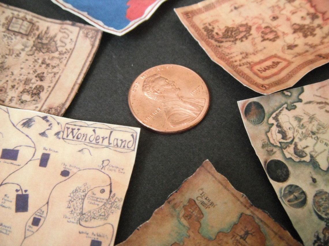 Miniature Magical Maps - Etsy