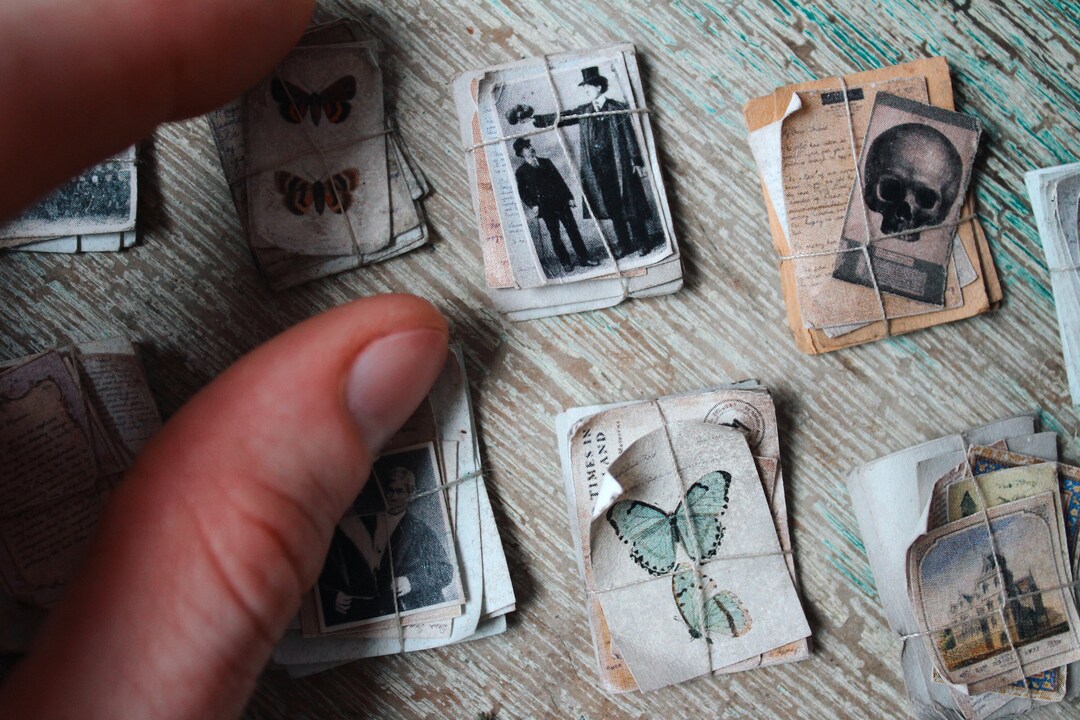 Miniature Bundle of Old Papers - Etsy