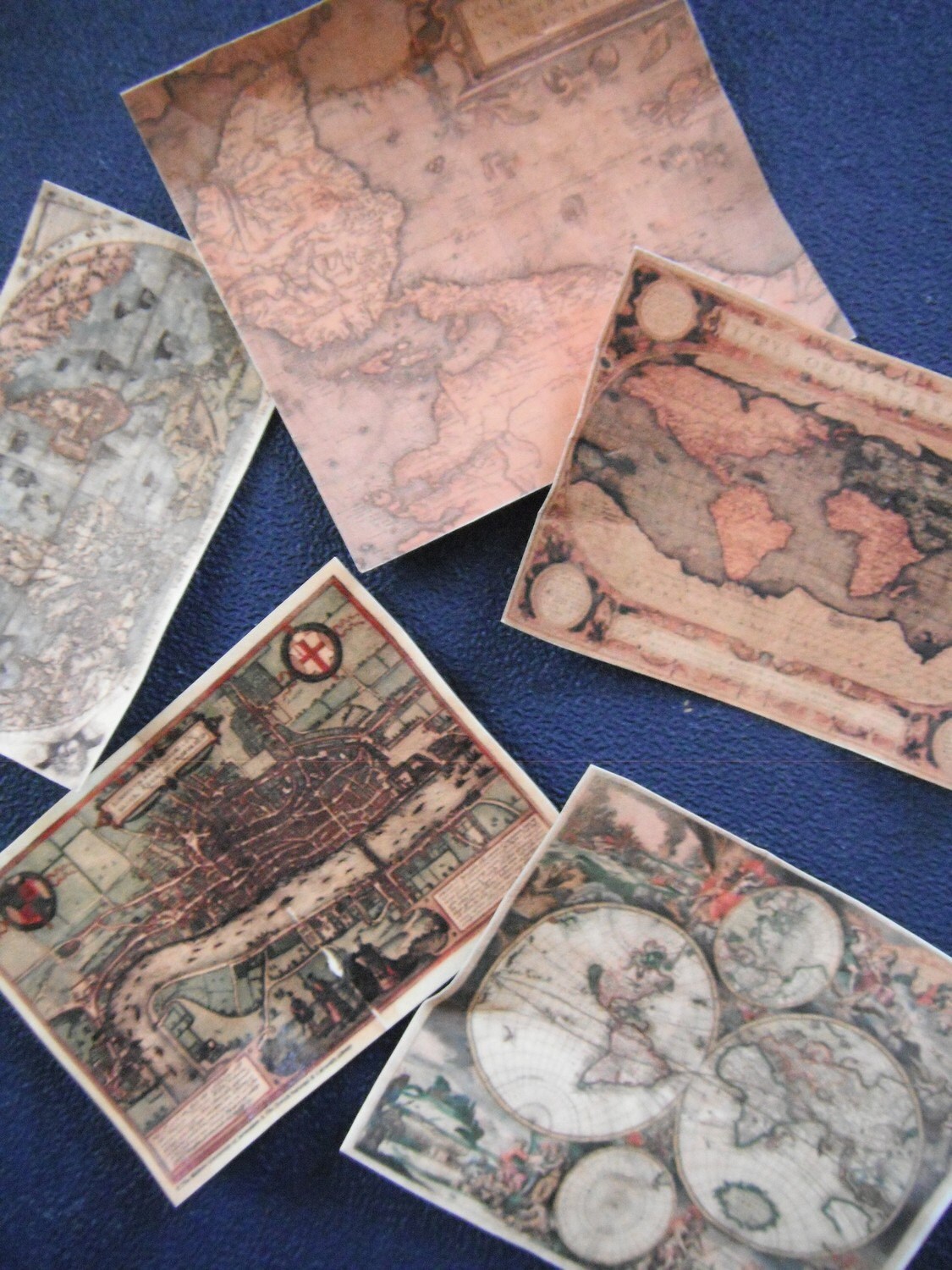 Miniature Antique Maps - Etsy