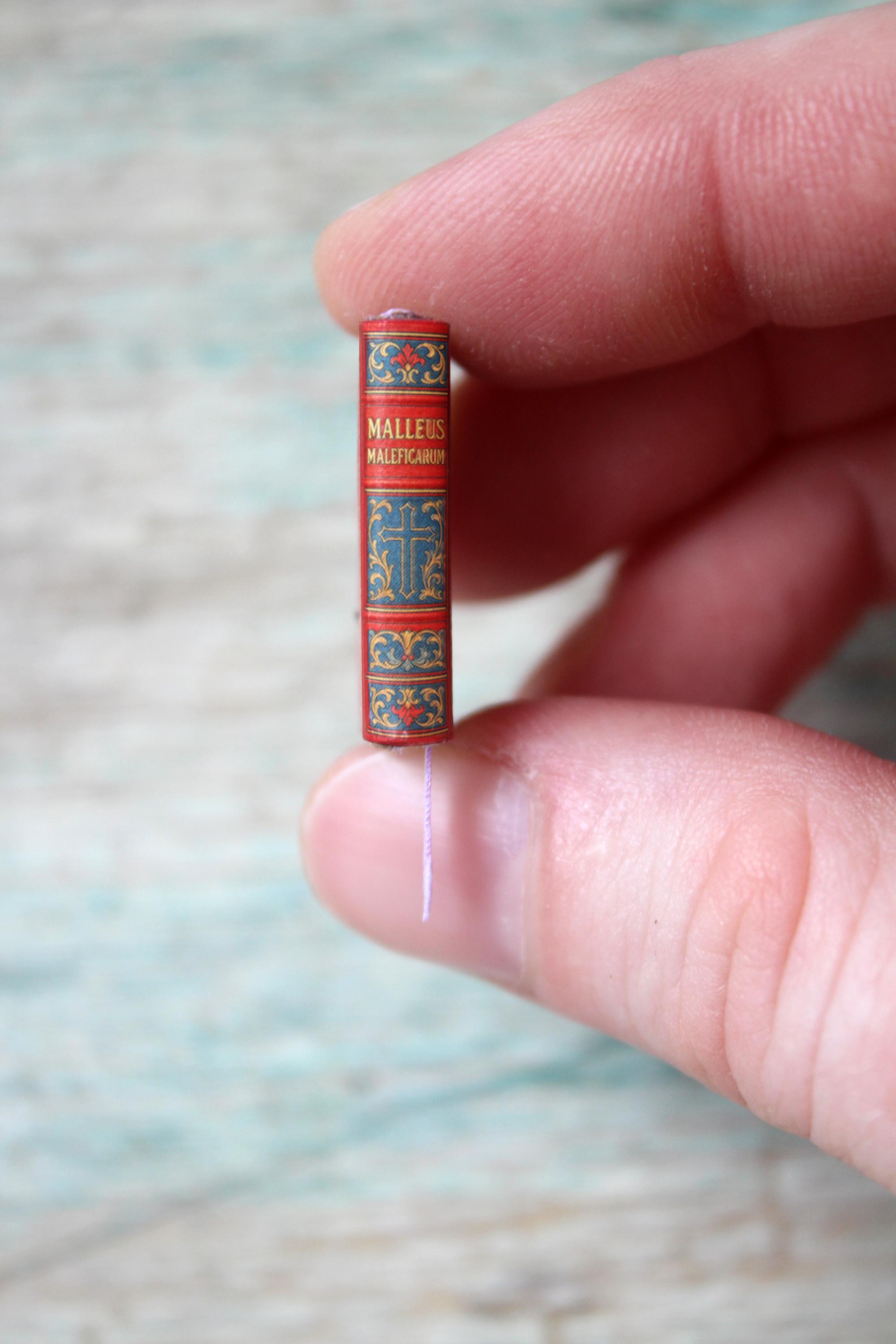 Miniature Malleus Maleficarum Book – Occult Dollhouse Prop • Witchcraft ...
