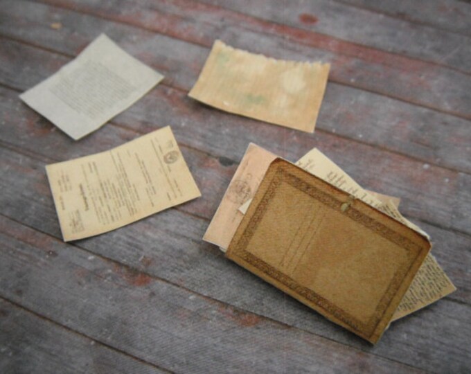 Miniature Antique File Folder - Etsy