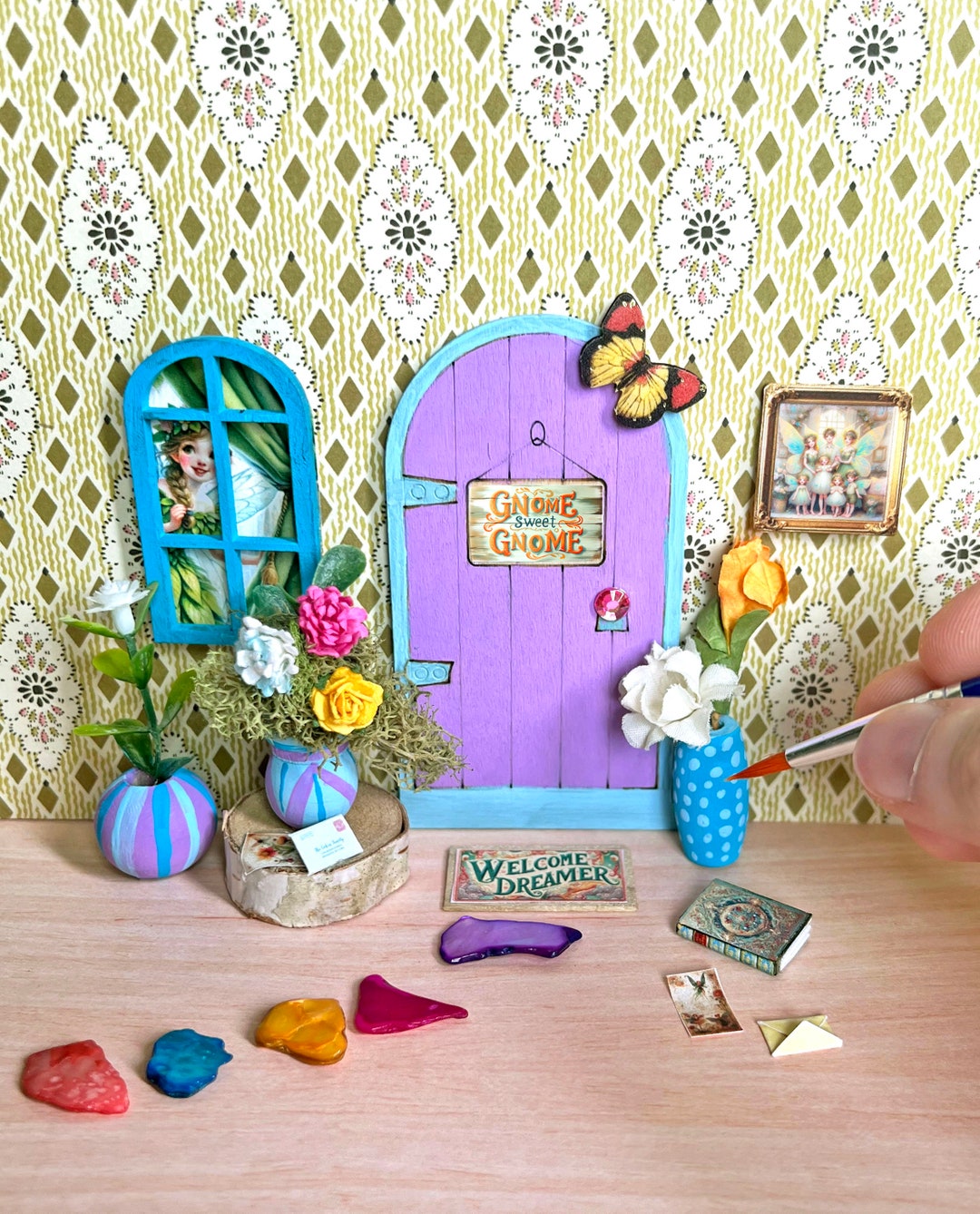 Make Your Own Fairy Door Kit --- Party Favor, Birthday Activity, DIY ...