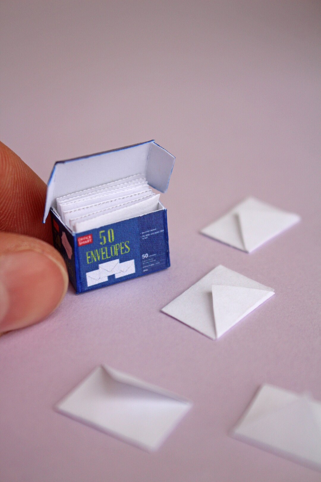 Miniature Envelope Box + Envelopes - Etsy
