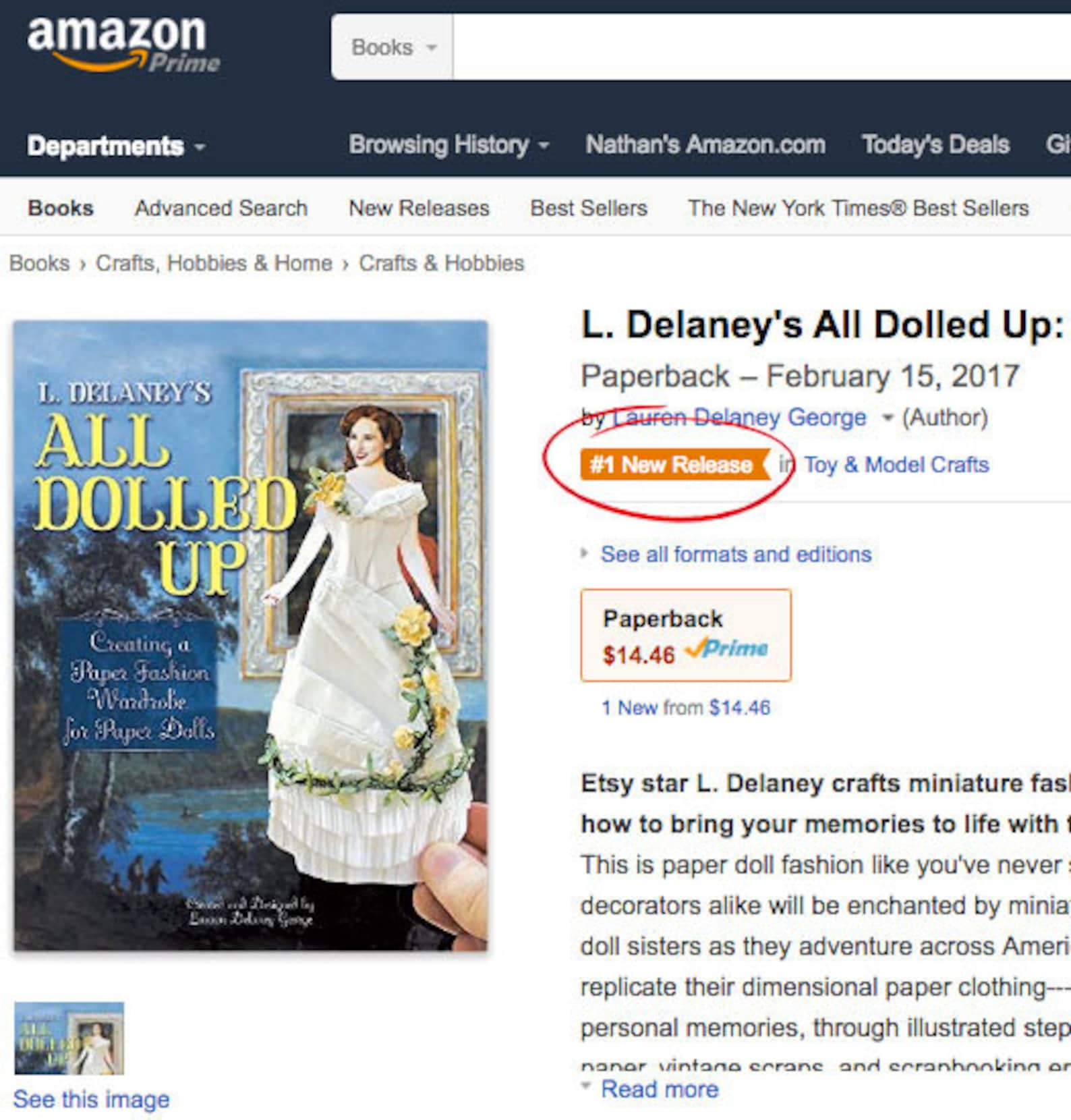 L. Delaney's All Dolled up DIY Book Signed Copy craft | Etsy