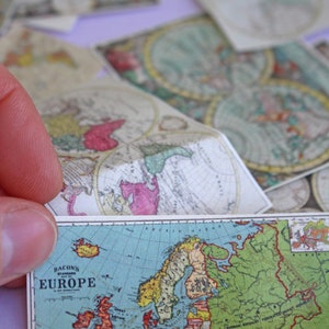 15 Miniature World Maps - Etsy
