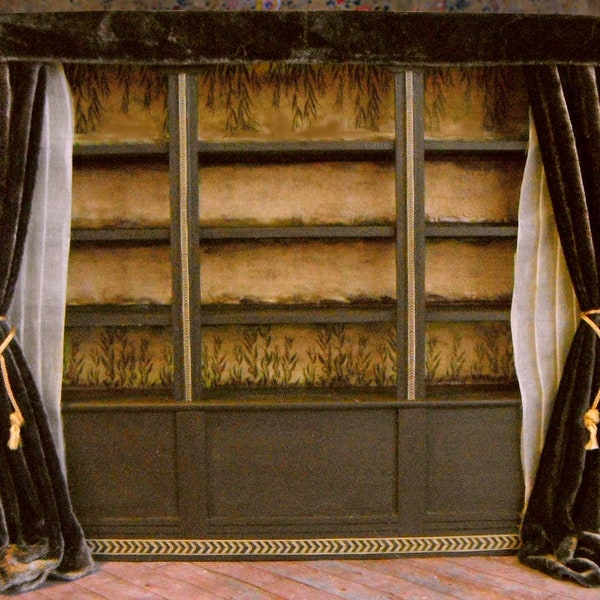 Miniature Library - Etsy