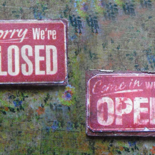 Miniature Open Sign - Etsy