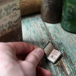 Miniature Malleus Maleficarum Book – 1:12 Scale Witchcraft Prop • Tiny ...