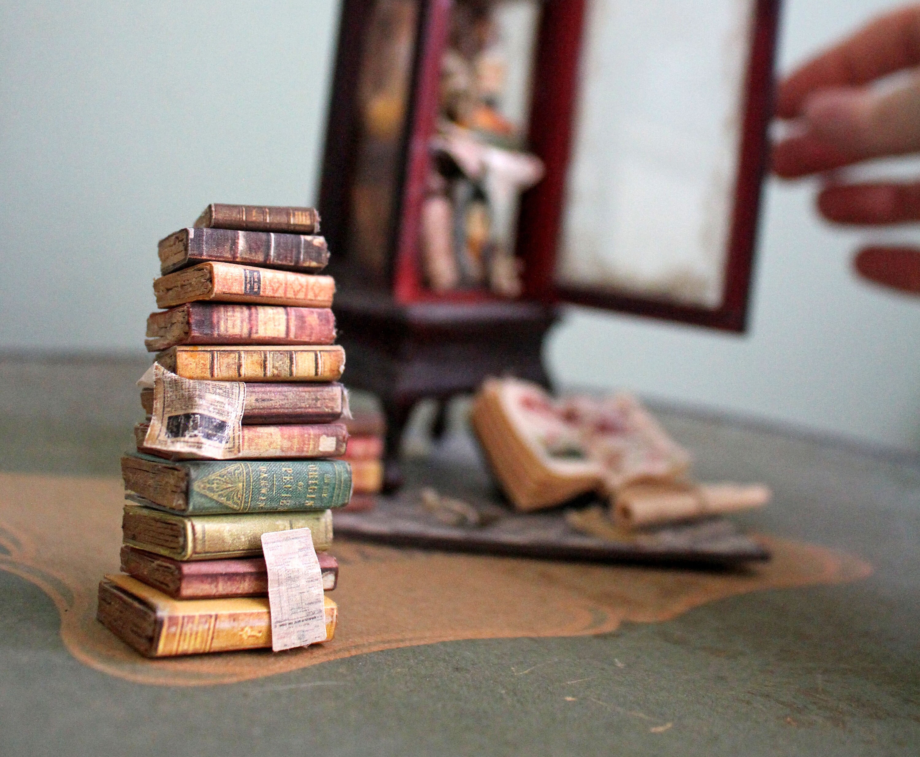 Miniature Cabinet of Curiosity - Handcrafted Display of 1-inch Scale ...