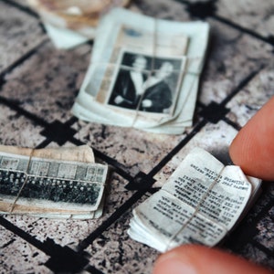 Miniature Bundle of Old Papers - Etsy