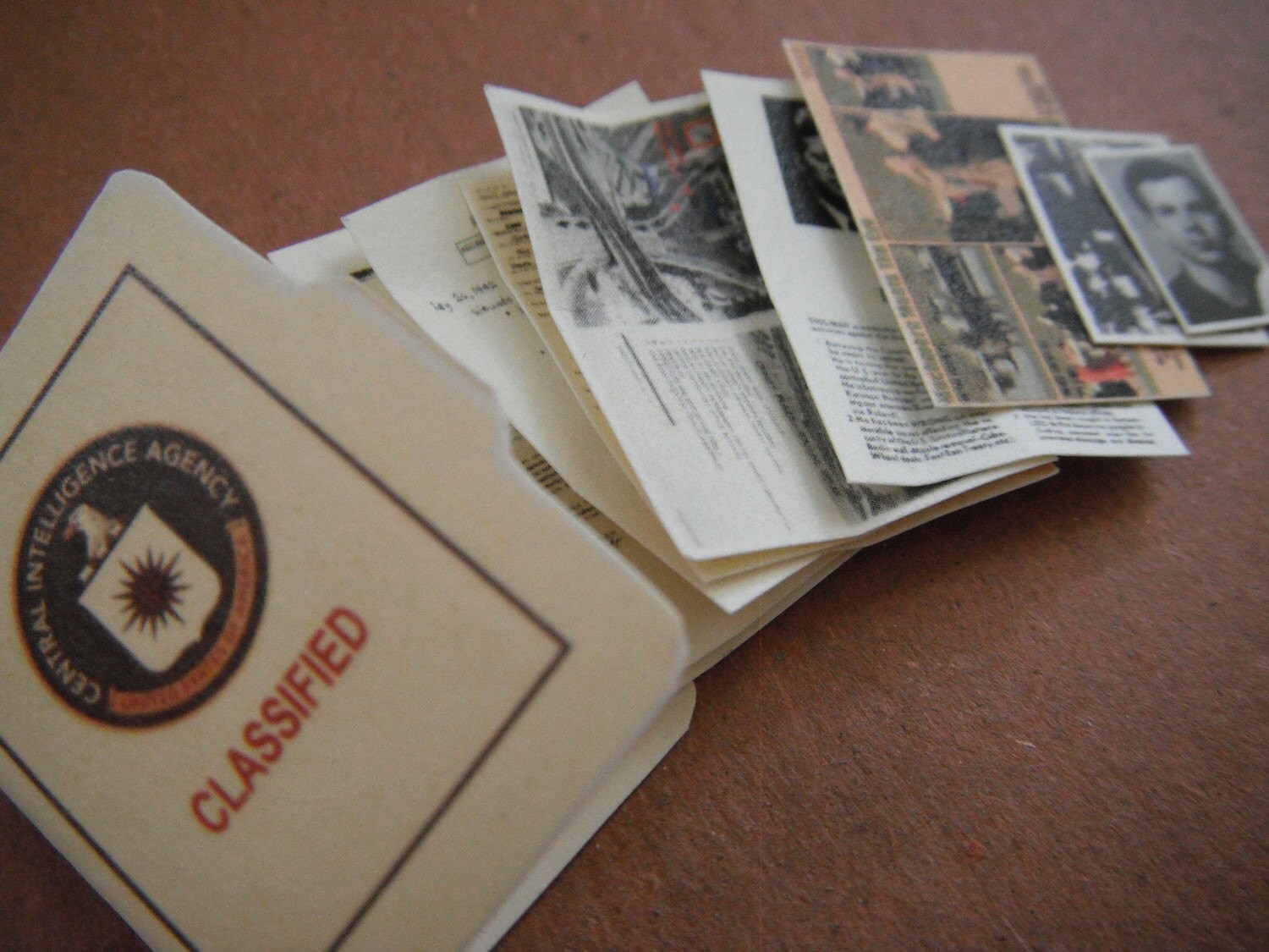 Miniature CIA File Kennedy Assasination | Etsy