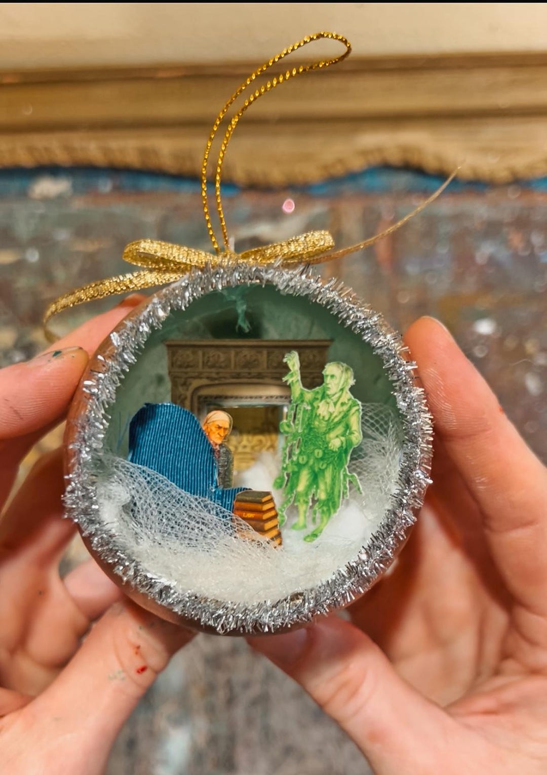 Miniature Scrooge & Marley Christmas Carol Ornament Kit – Dickens Ghost ...