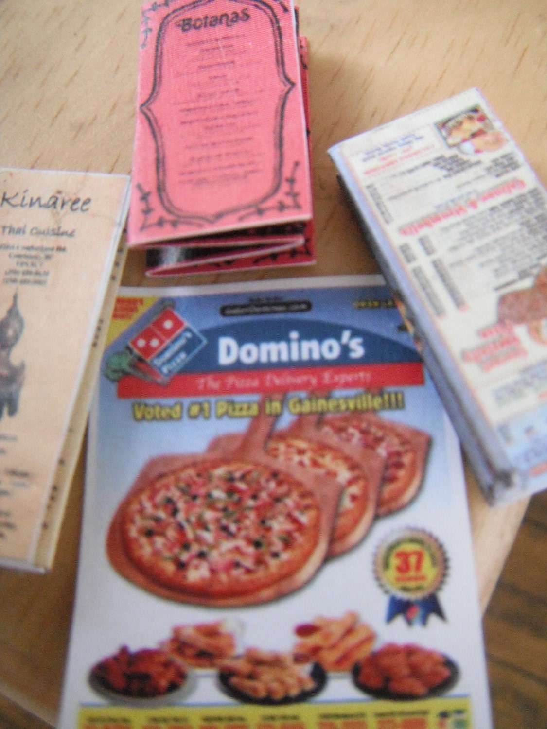 Miniature Take Out Menus | Etsy