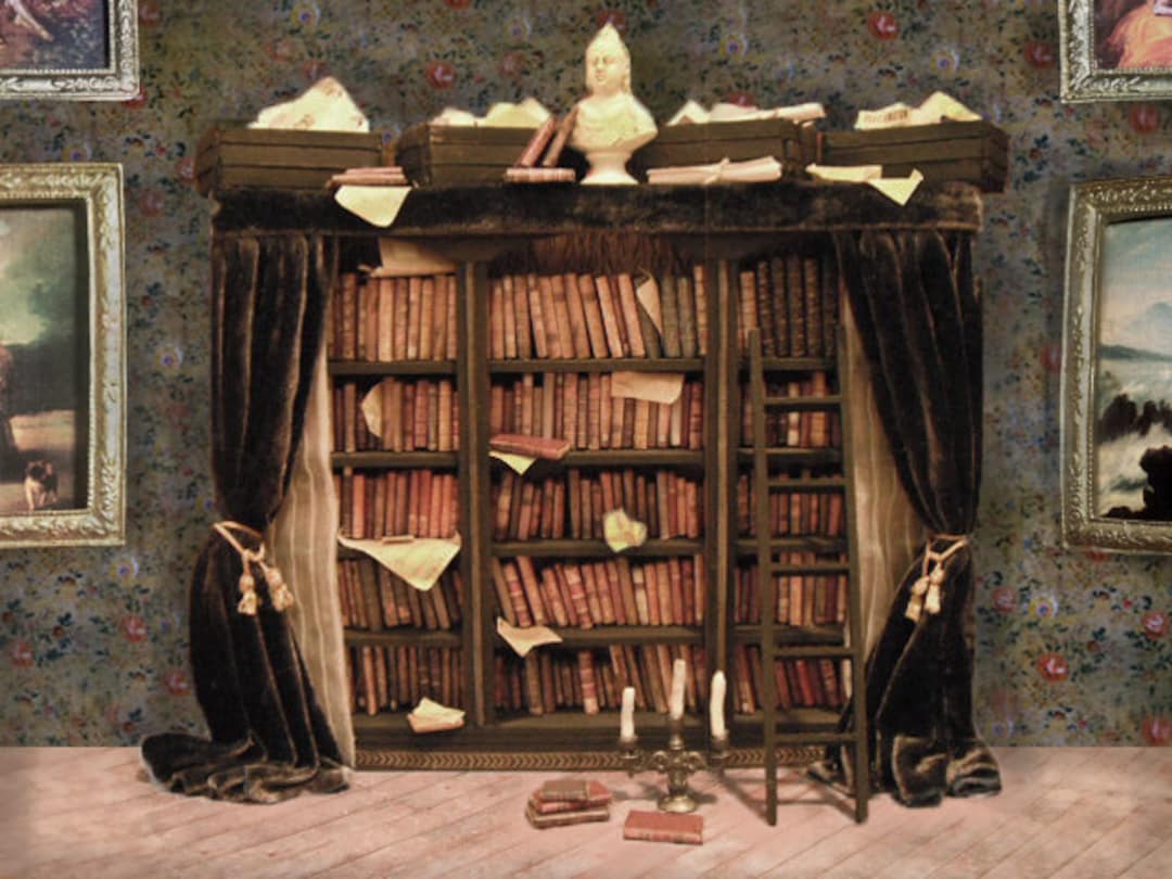 Miniature Library of Forgotten Books - Etsy