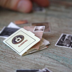 Miniature CIA Folder Set - 1-inch Scale Replicas for Dollhouses ...
