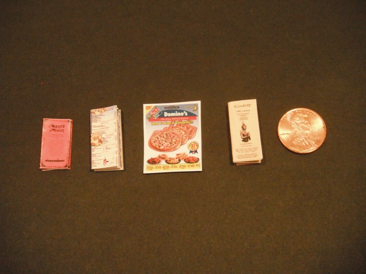 Miniature Take Out Menus | Etsy