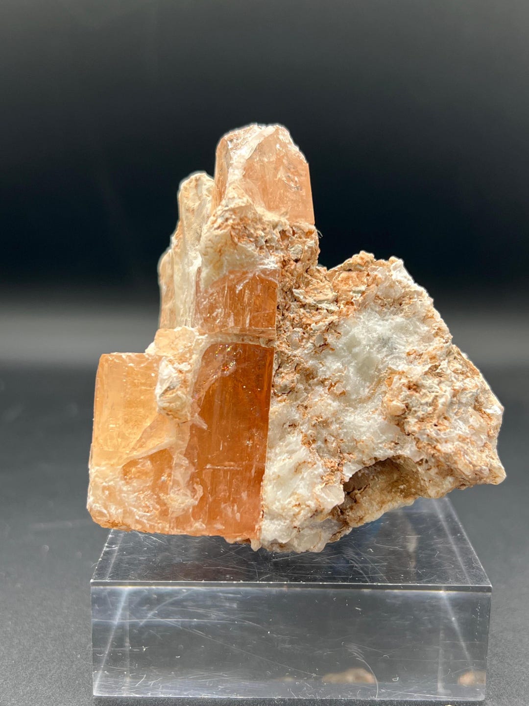 Rare Katlang Topaz Crystal Specimen: Raw Gemstone Mineral (283 Grams ...