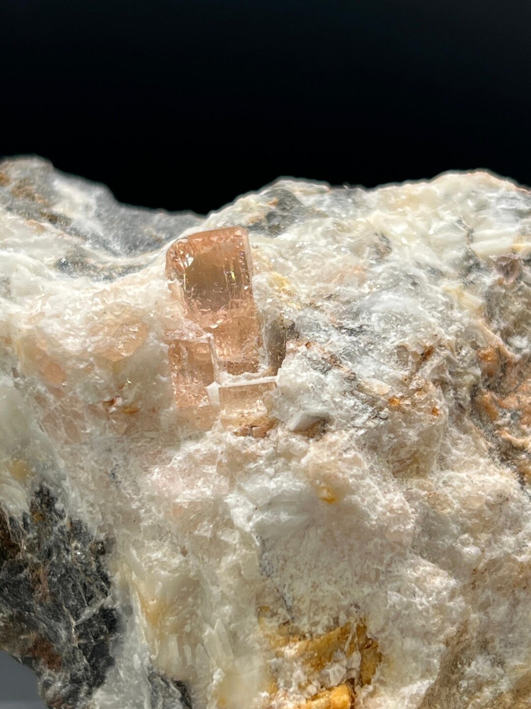 Rare Katlang Topaz Crystal Specimen: Raw Gemstone Mineral (280 Grams ...