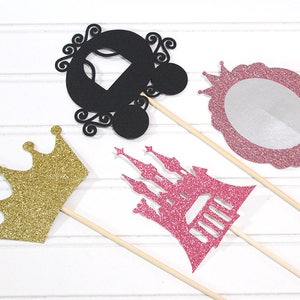 Fairytale Princess Centerpiece Sticks Set of 4 Cinderella, Princess ...