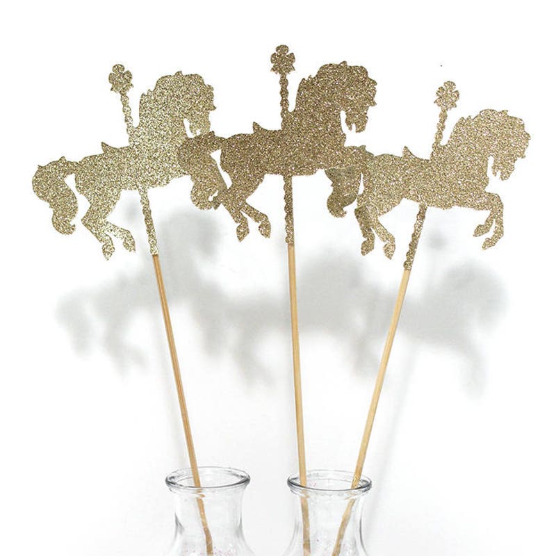 Carousel Horses Figure - Etsy