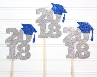 Graduation centerpiece sticks | Etsy