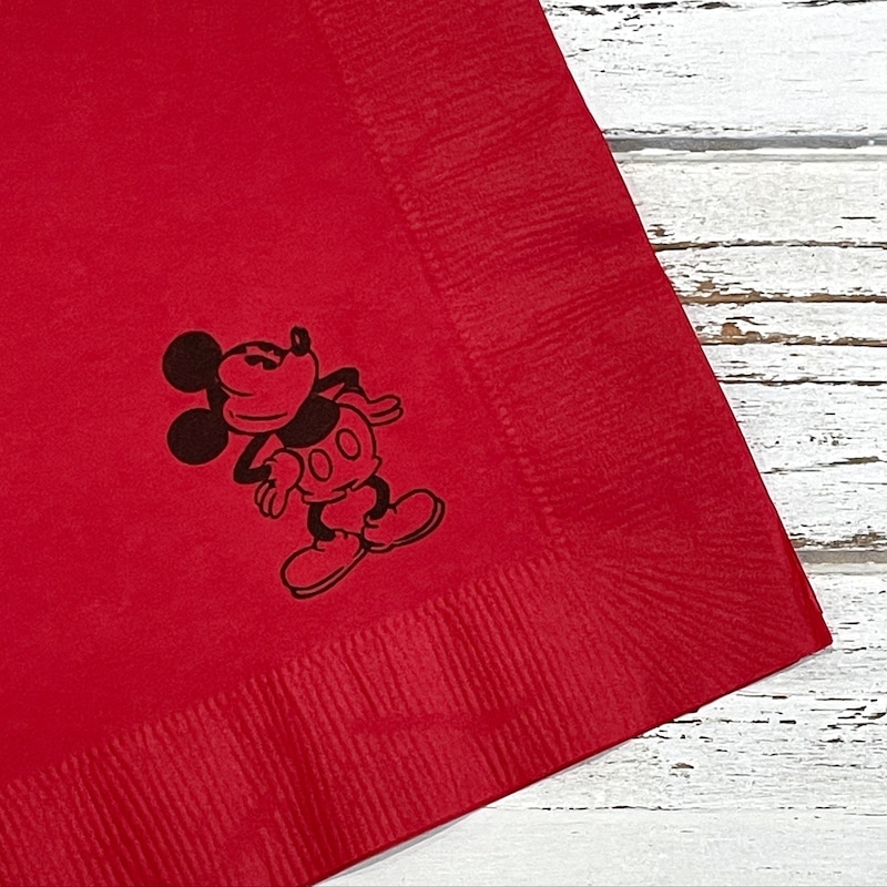 Mickey Mouse Paper Napkin - Etsy