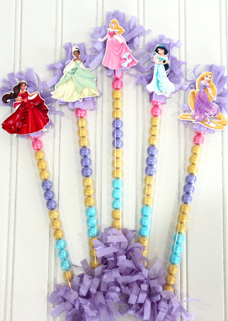 Princess Candy Favors - Set of 10 - Princess Birthday Party, Candy ...