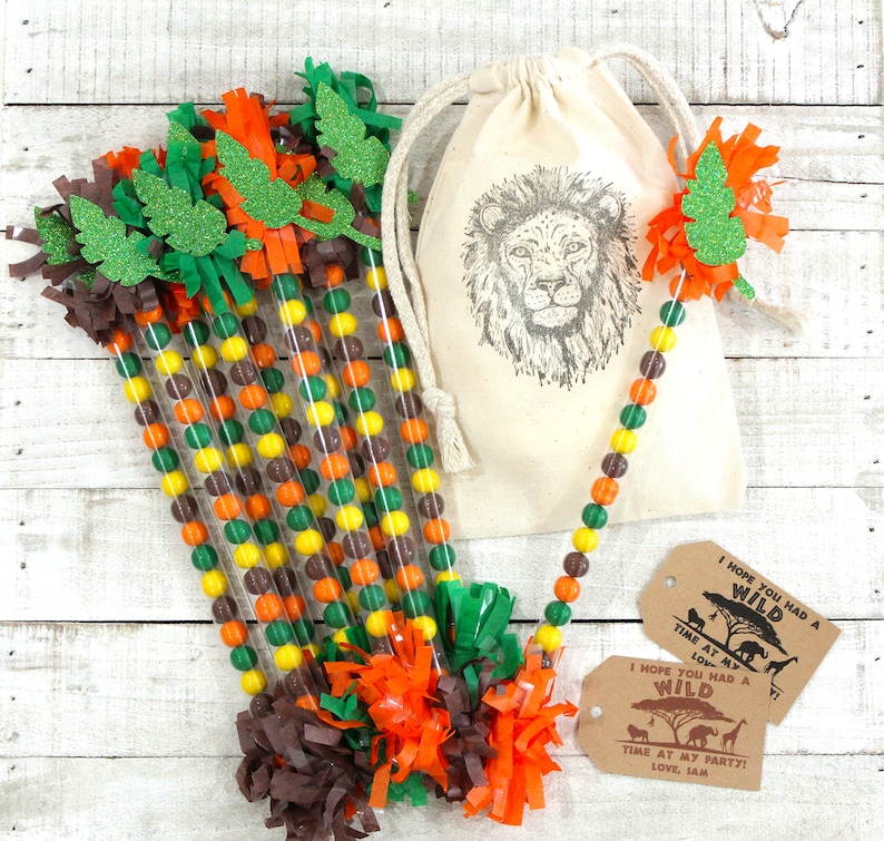 Safari Animals Gift Tags - Personalized With Name - Set of 12 - Etsy