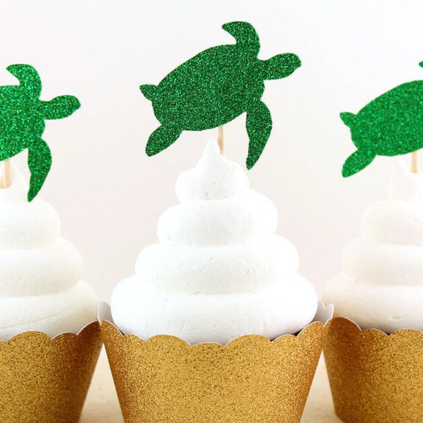 Turtle Cupcake - Etsy
