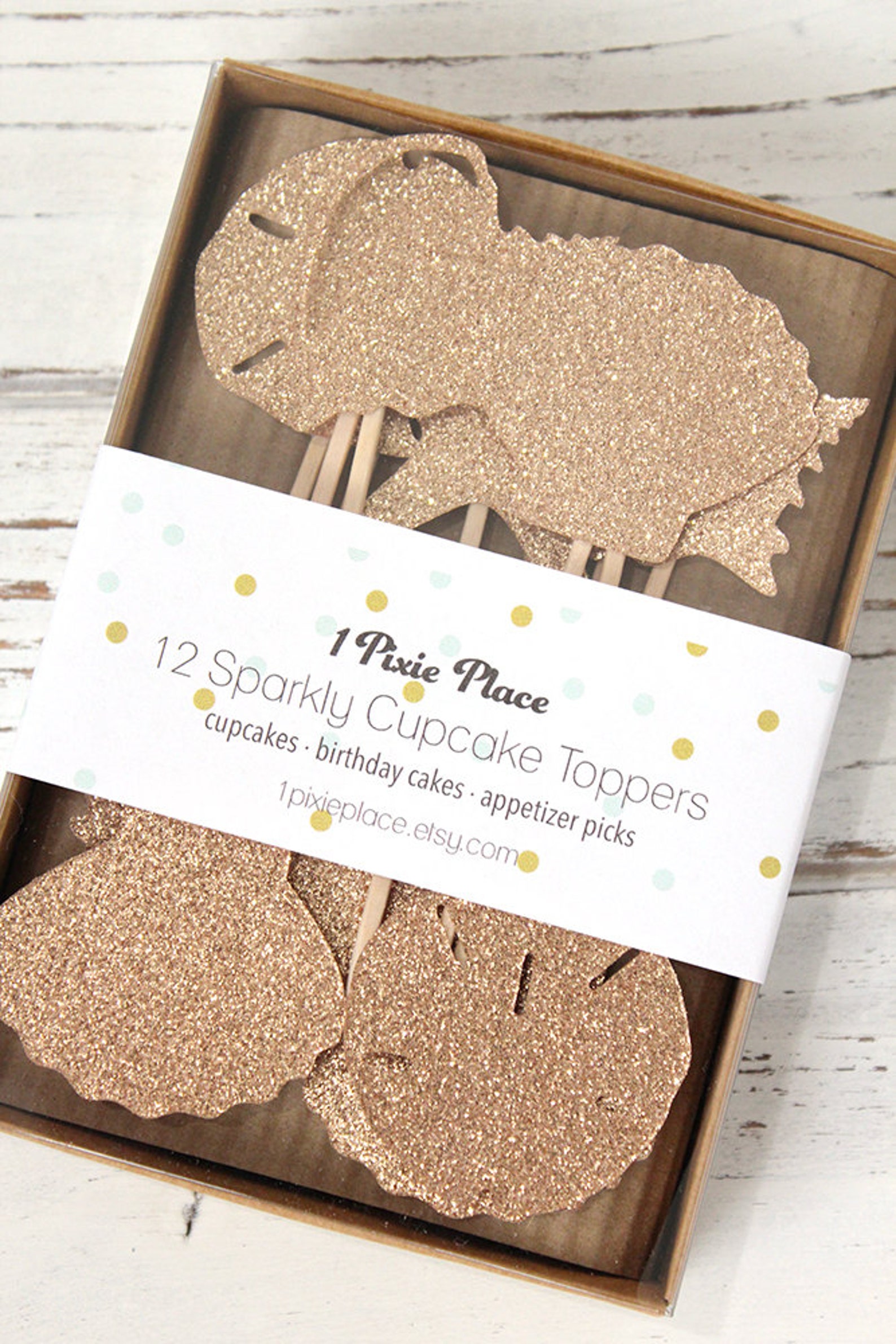 Seashell Cupcake Toppers Beach Shells Nautical Tropical | Etsy