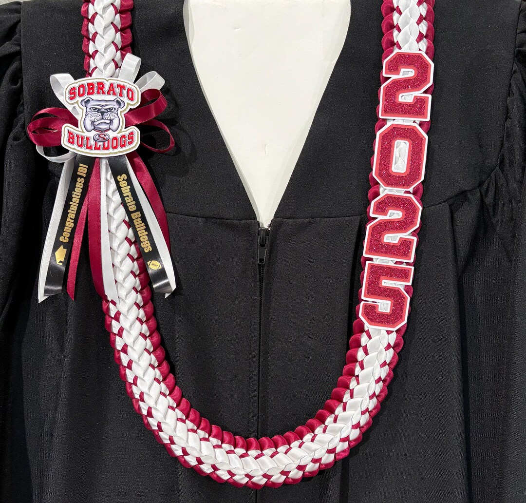 Custom Graduation Lei – School Logo & Colors, Class of 2026 - Etsy