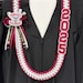 Graduation Lei - High School or College Grad Lei, Custom School Logo ...