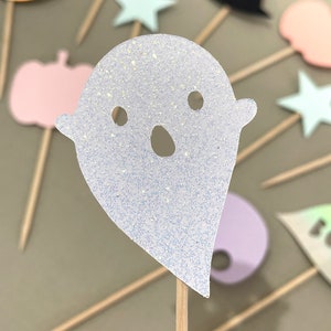 Pastel Halloween, Cupcake Toppers - Set of 12 - Not so Scary Halloween ...