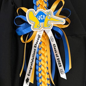 Graduation Lei - Customized to Any College or High School Logo & Colors ...