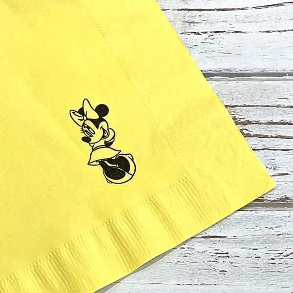 Minnie Mouse Napkin - Etsy