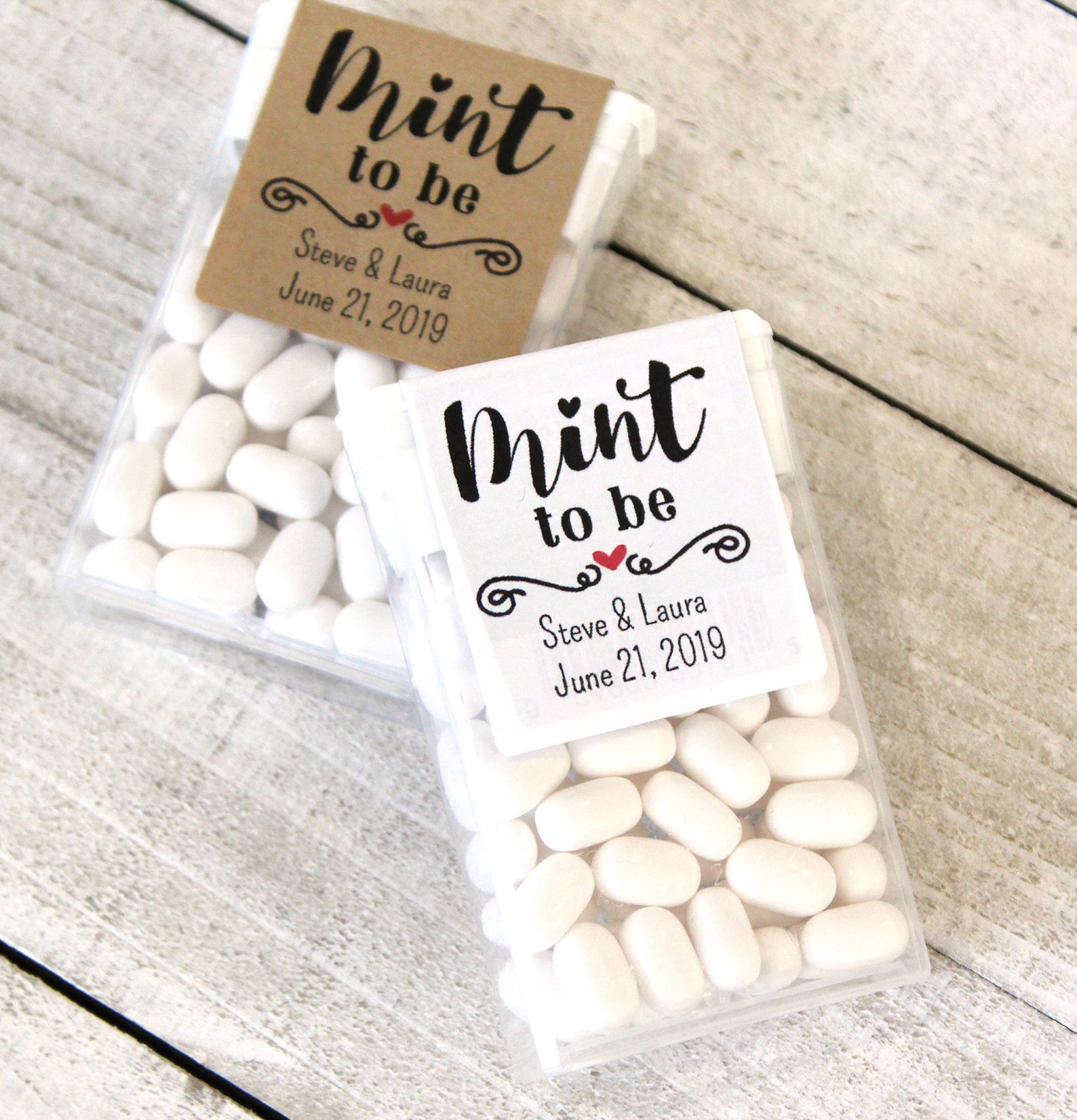 Mint to be Personalized Tic Tac Favor Labels personalized | Etsy