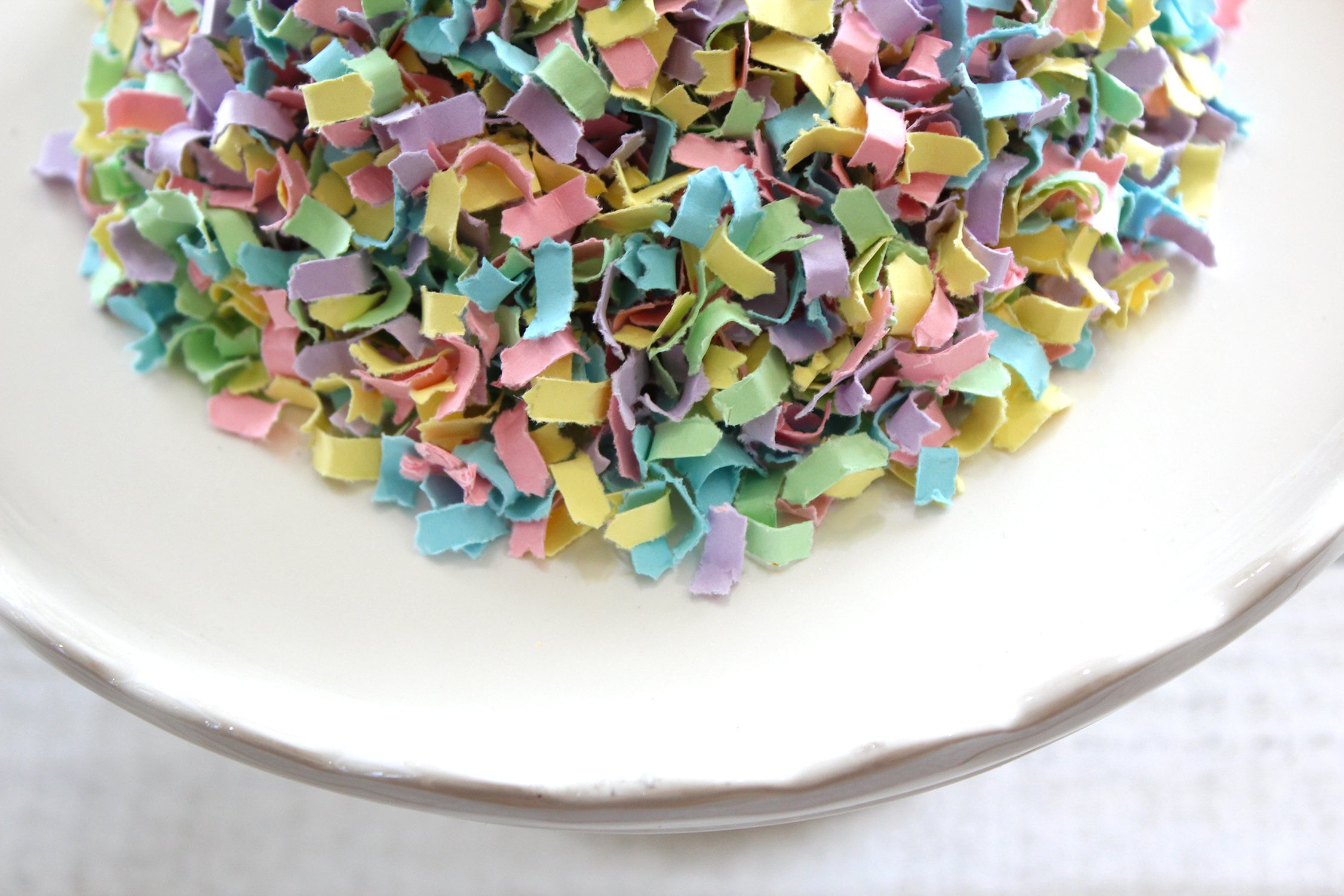 Handmade Paper Confetti Pastels Birthday confetti wedding | Etsy