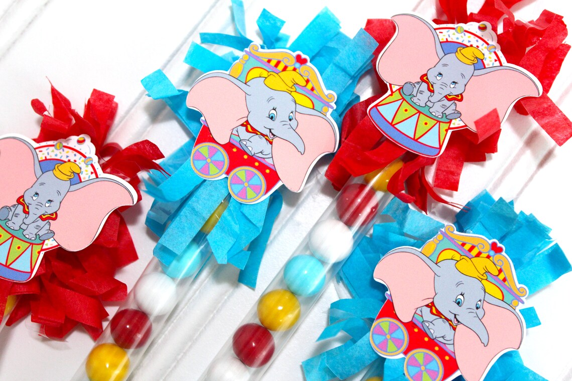 Dumbo Candy Favors Set of 10 Dumbo Circus Circus Theme | Etsy