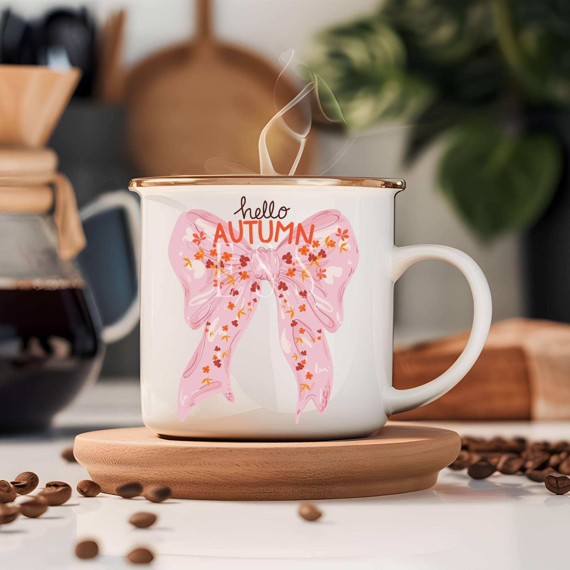 Coquette Pink Bow Png, Aesthetic Bow Png, Fall Coquette Png, Pink ...