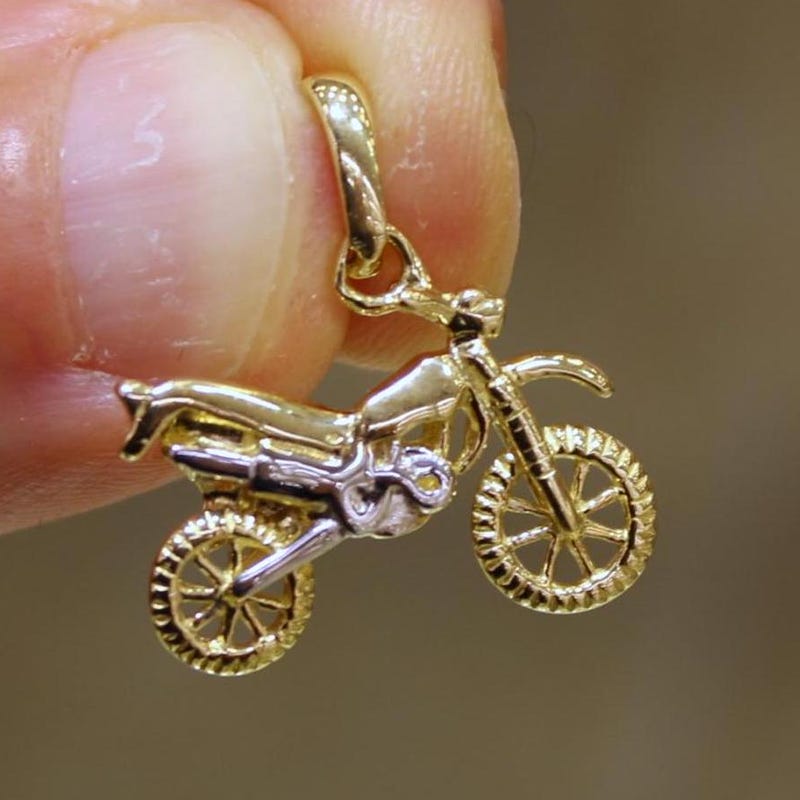 Motocross Necklace - Etsy