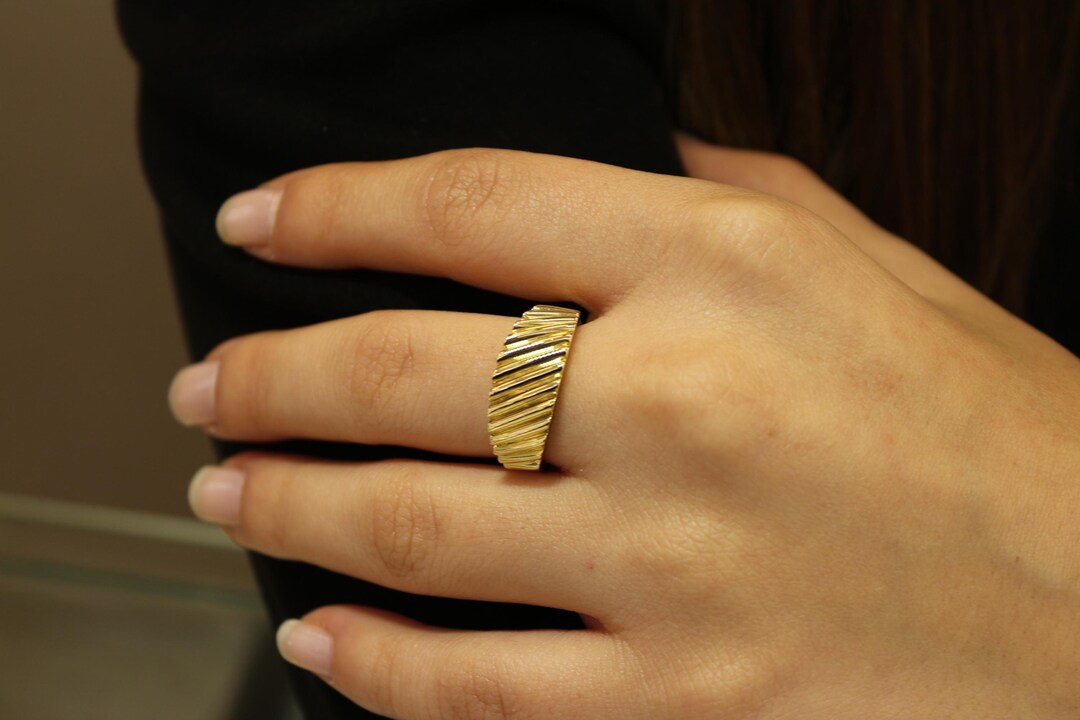 14k Gold Rings for Woman, 14k Gold Woman Rings, Statement Rings ...
