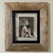 Rustic Weathered Wood Floating Picture Frame - Etsy