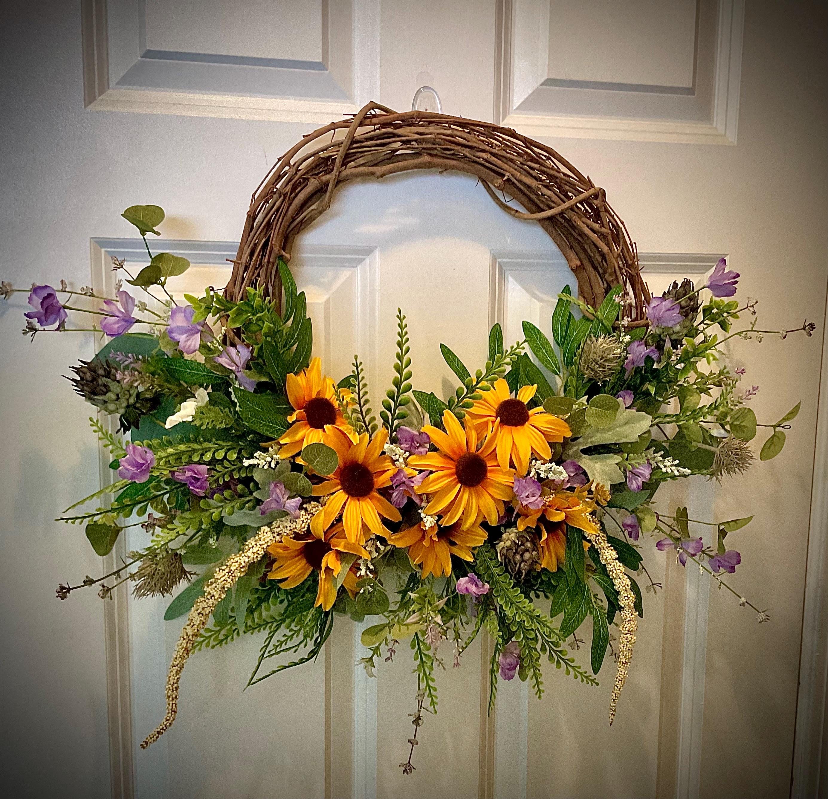Summer Brown-eyed Susan Wreath - Etsy