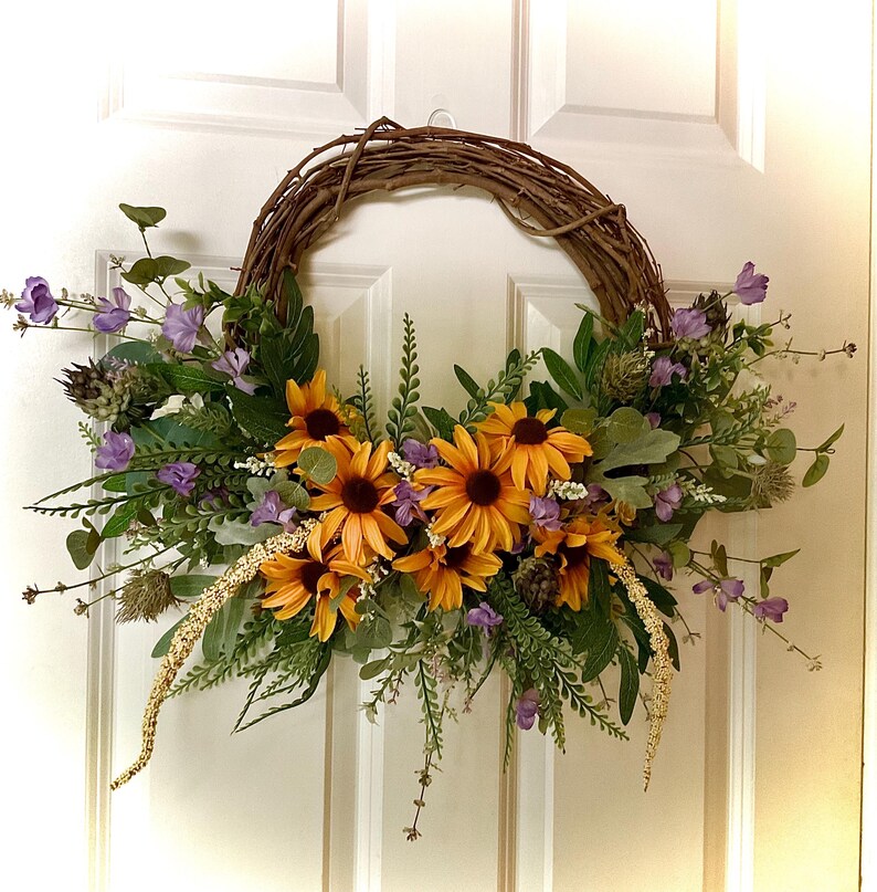 Summer Brown-eyed Susan Wreath - Etsy