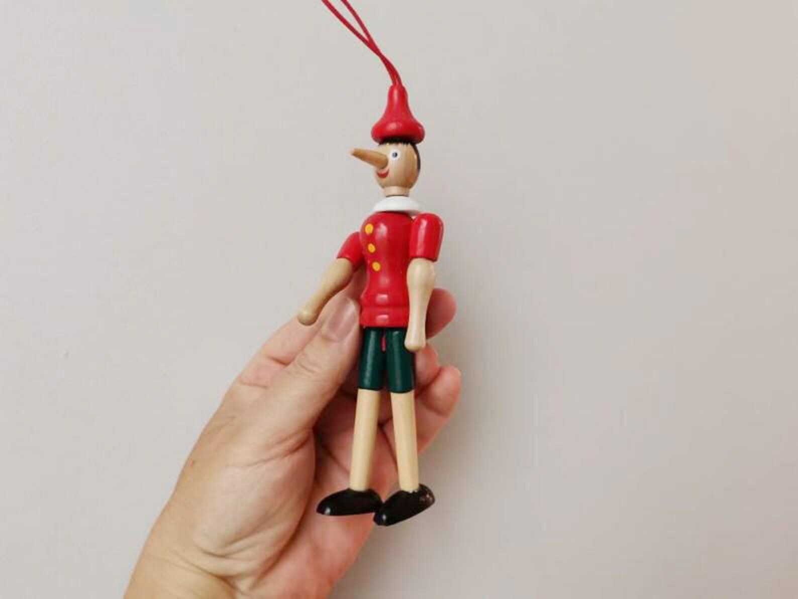 Wooden Pinocchio Toy, Vintage Pinocchio Toy With Movable Parts, Wooden ...