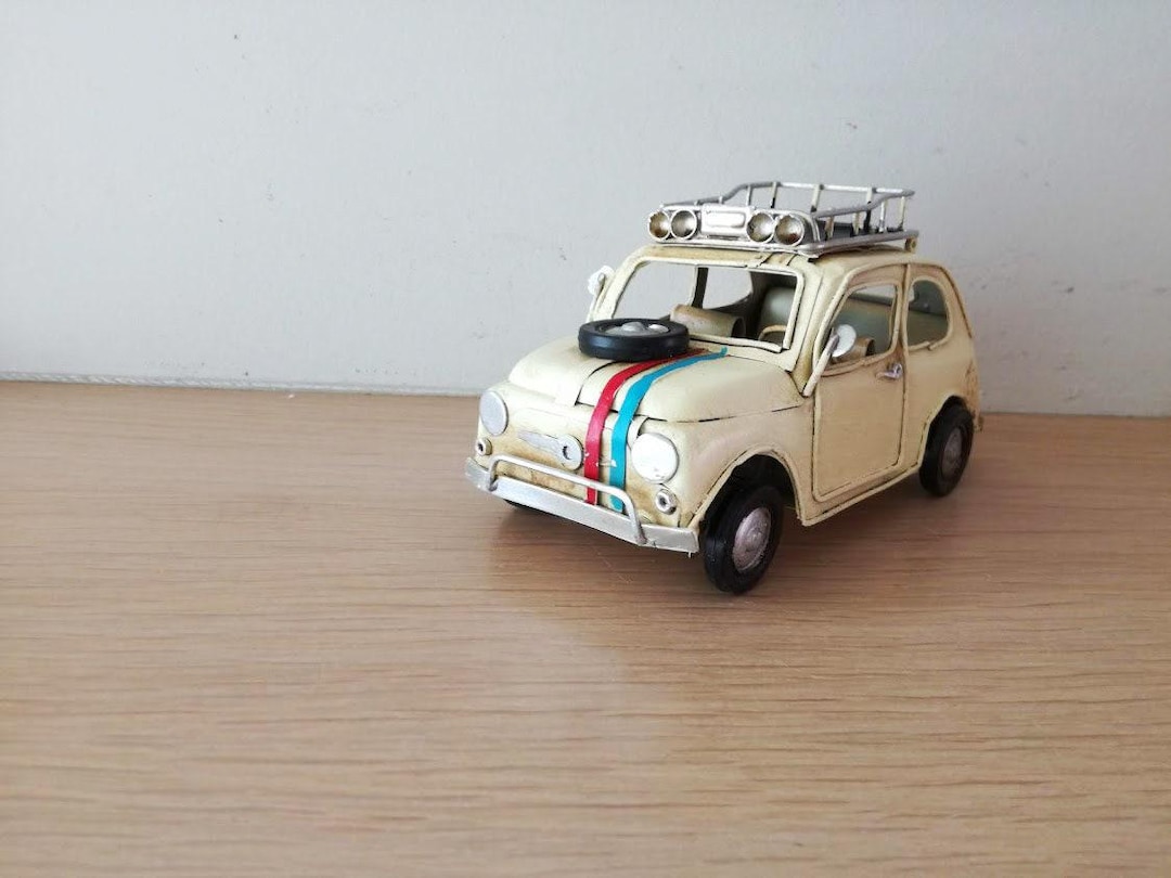 Vintage, Little Car Miniature With French Colours, Retro Collectible ...