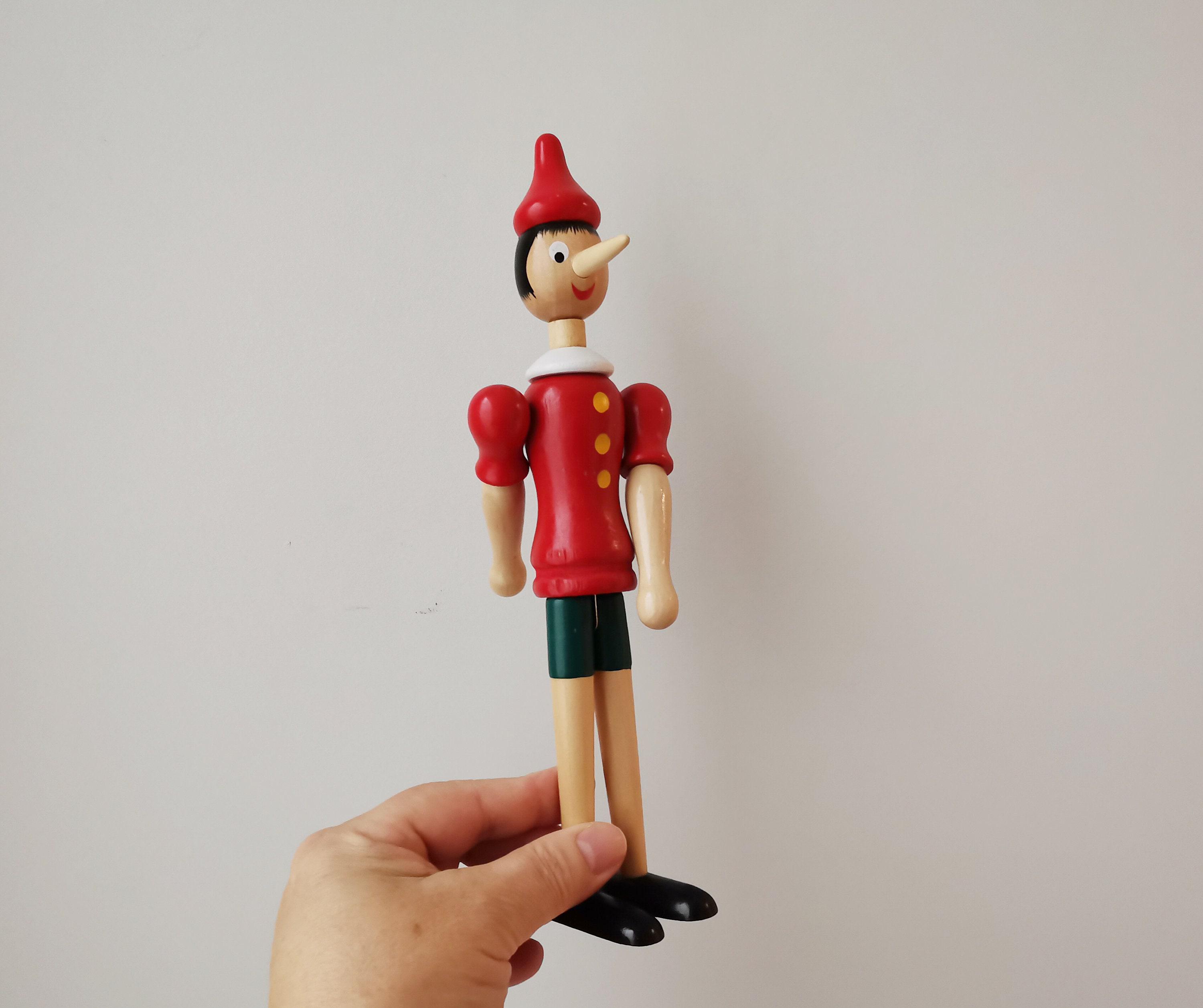 Moving Pinocchio Figurine, Vintage Pinocchio Toy With Movable Parts ...